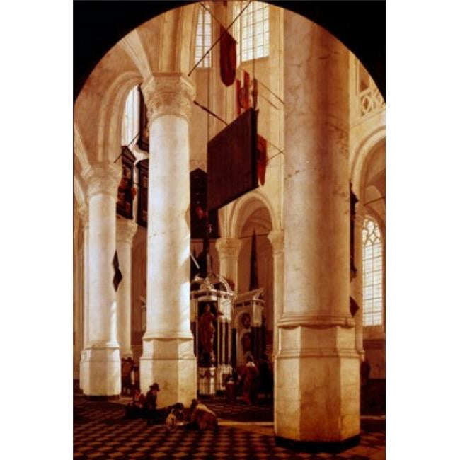 Interior of the New Church at Delft by Gerard Houckgeest Circa 1600 ...