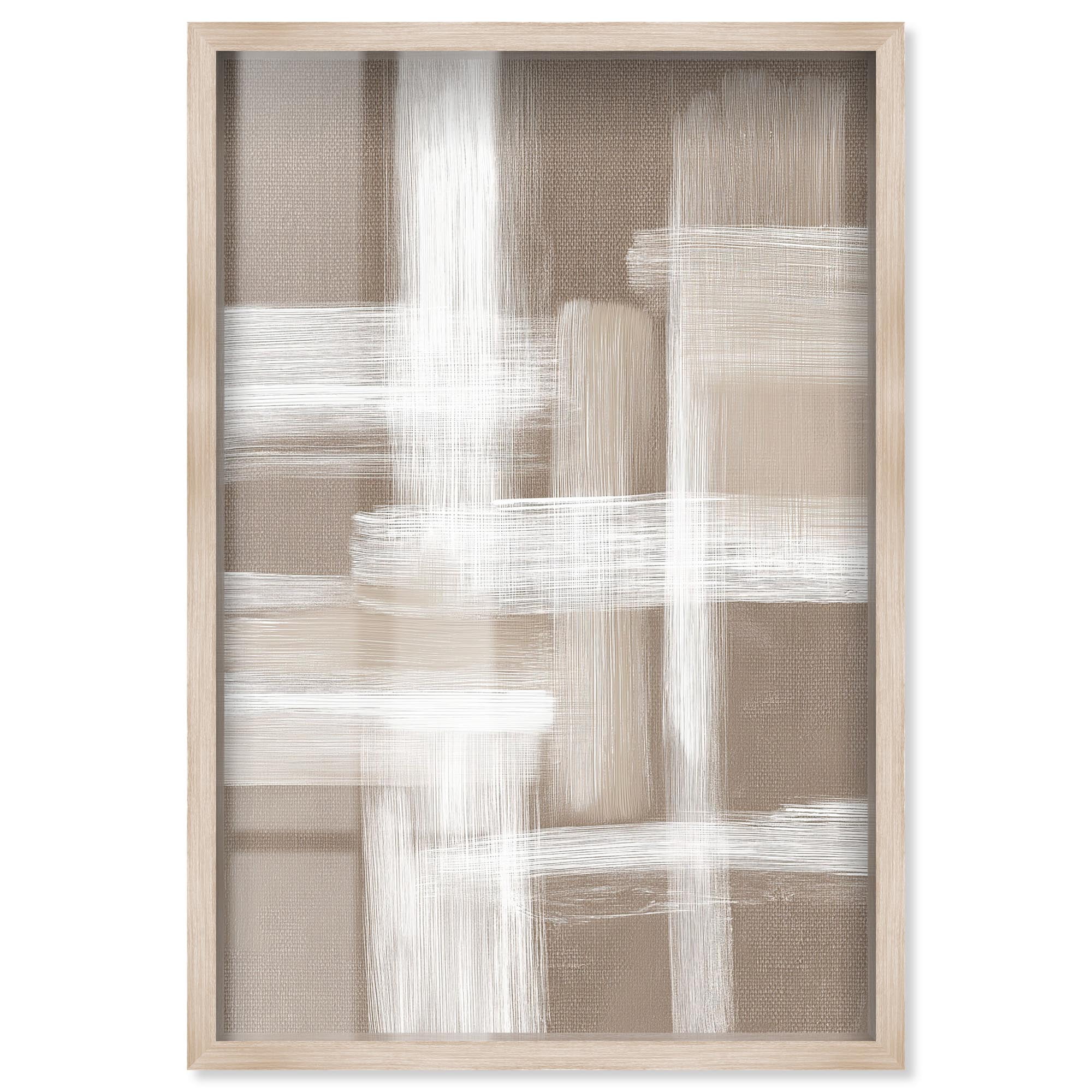 Interlaced Forms III Shadowbox Print Boho Wall Art by Art Remedy ...