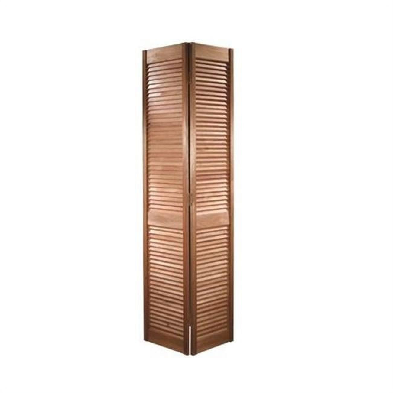 Interline 2479237 80 x 36 in. Masonite Pine Full Louver Bi-Fold Door ...