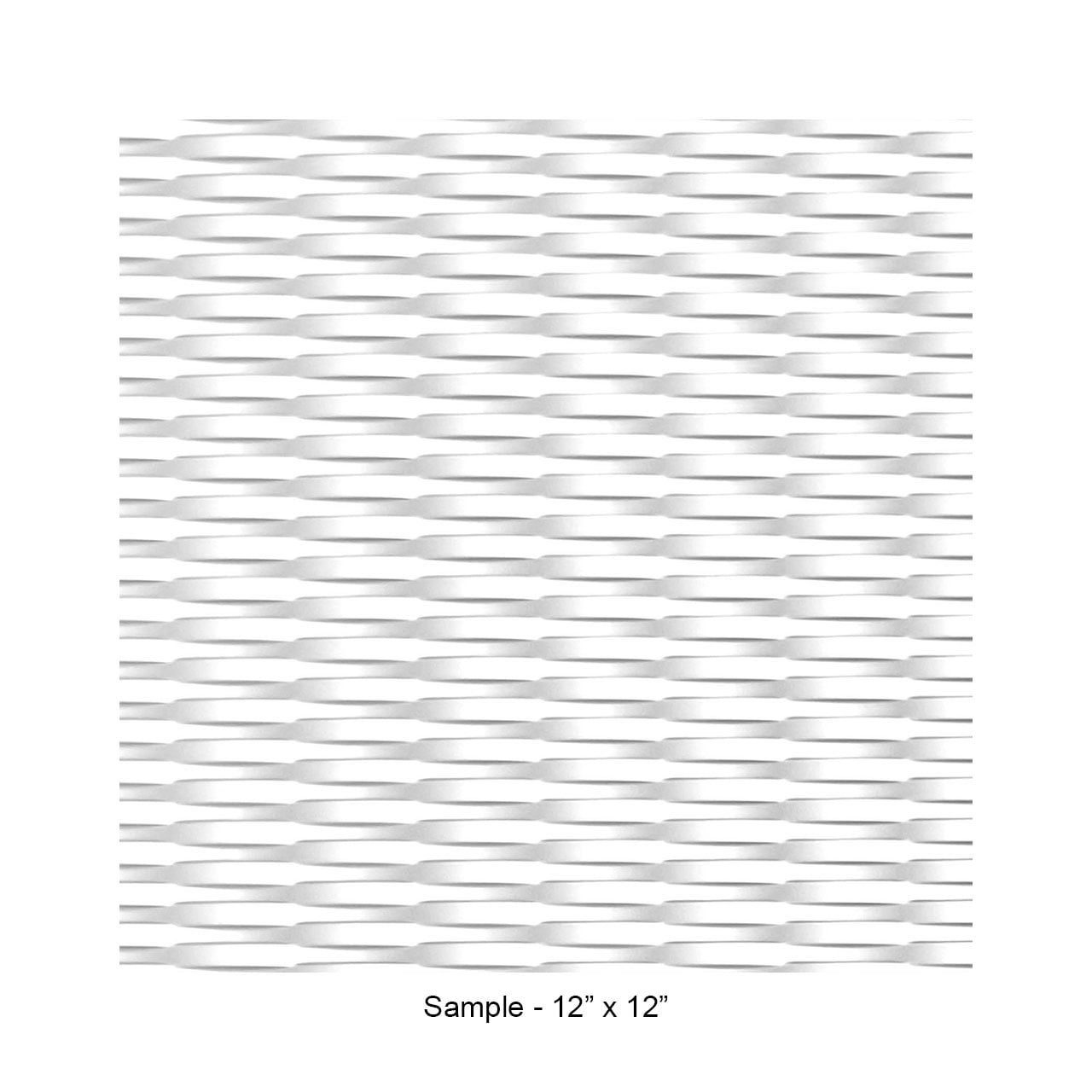 Interlink 12 in x 12 in Ceiling Light Diffuser Panel in Tiffany White ...