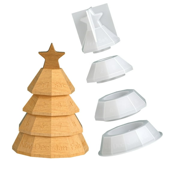 Interlocked Silicone Molds Set For Resin Storage Boxes With Smooth ...