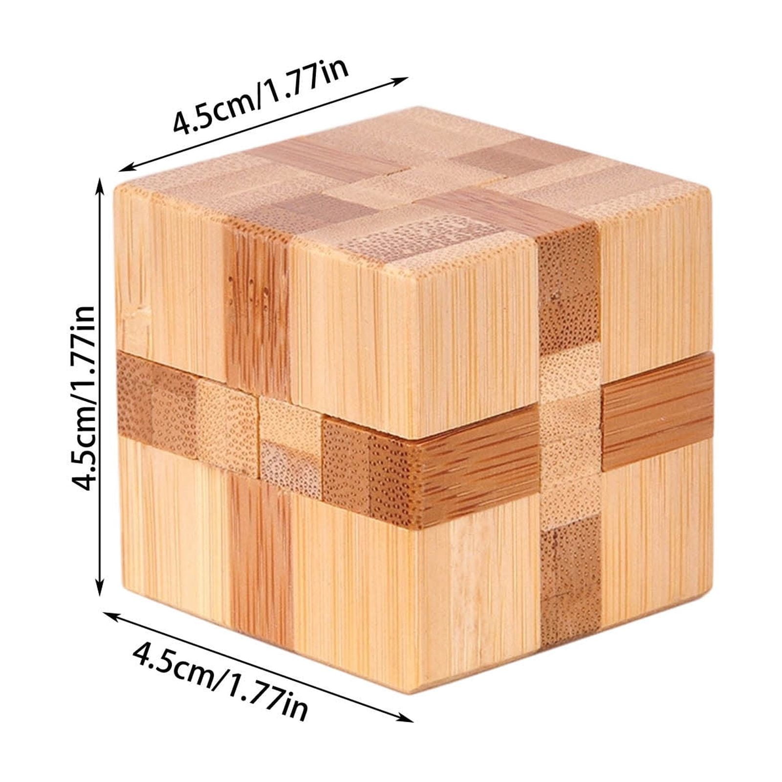 Interlocking 3d Brain Teaser Puzzle, Smart Lock Classic Knowledge ...