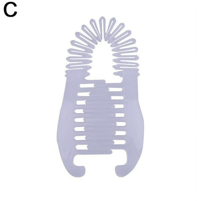 Interlocking Banana Comb Stretch Flexible Hair Combs Clips Flexible ...