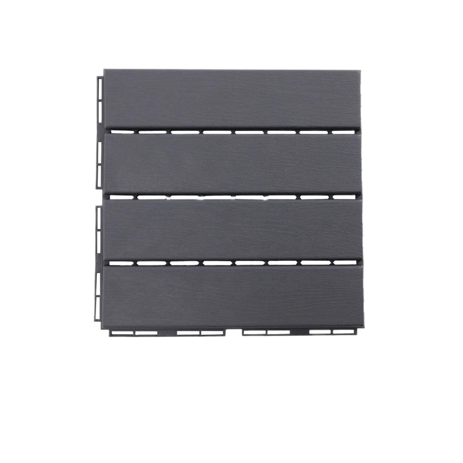 Interlocking Deck Tiles (30-Pack), DIY Snap-Together Flooring, Anti ...