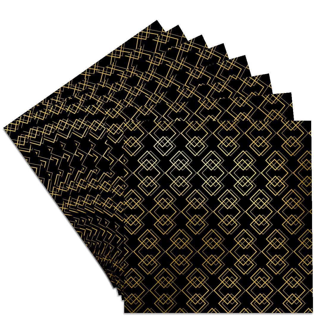 3drose, Interlocking Diamond, Diamond Shapes, Image of Gold, Black, Art ...