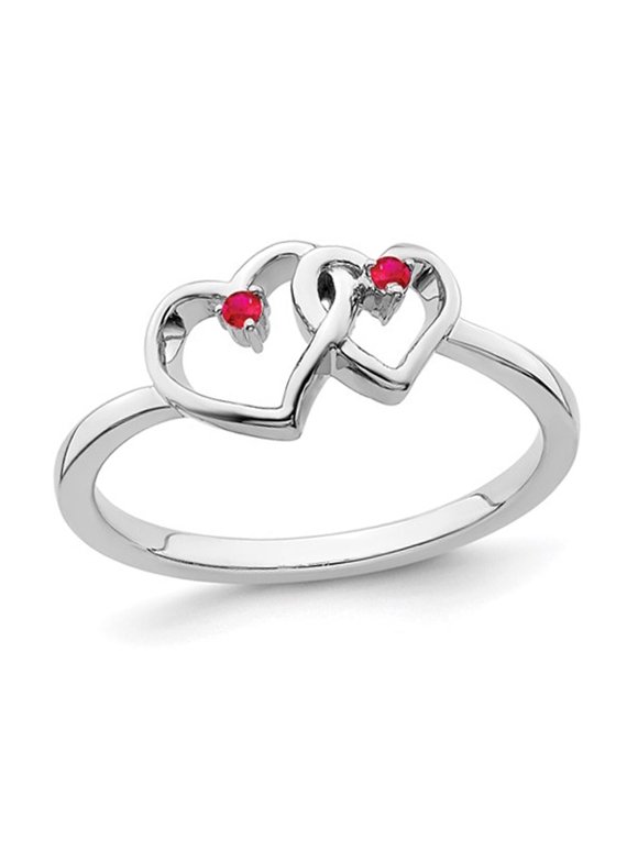 Interlocking Heart Ring