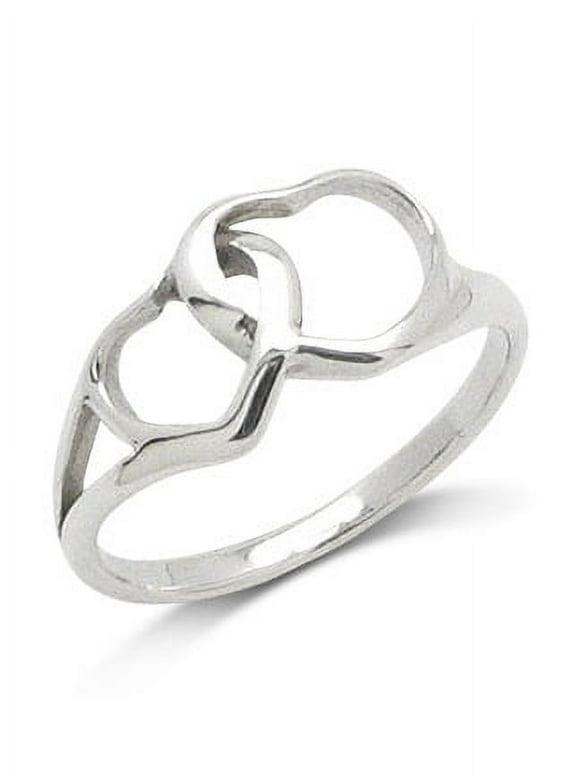 Interlocking Heart Ring