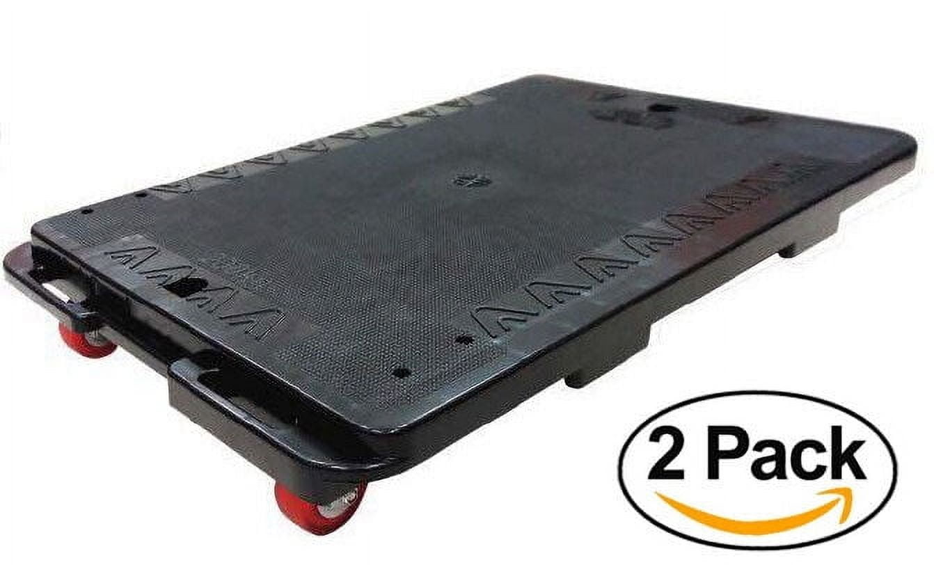 Interlocking Moving Dolly 440LB Heavy Duty Plastic Platform Utility ...