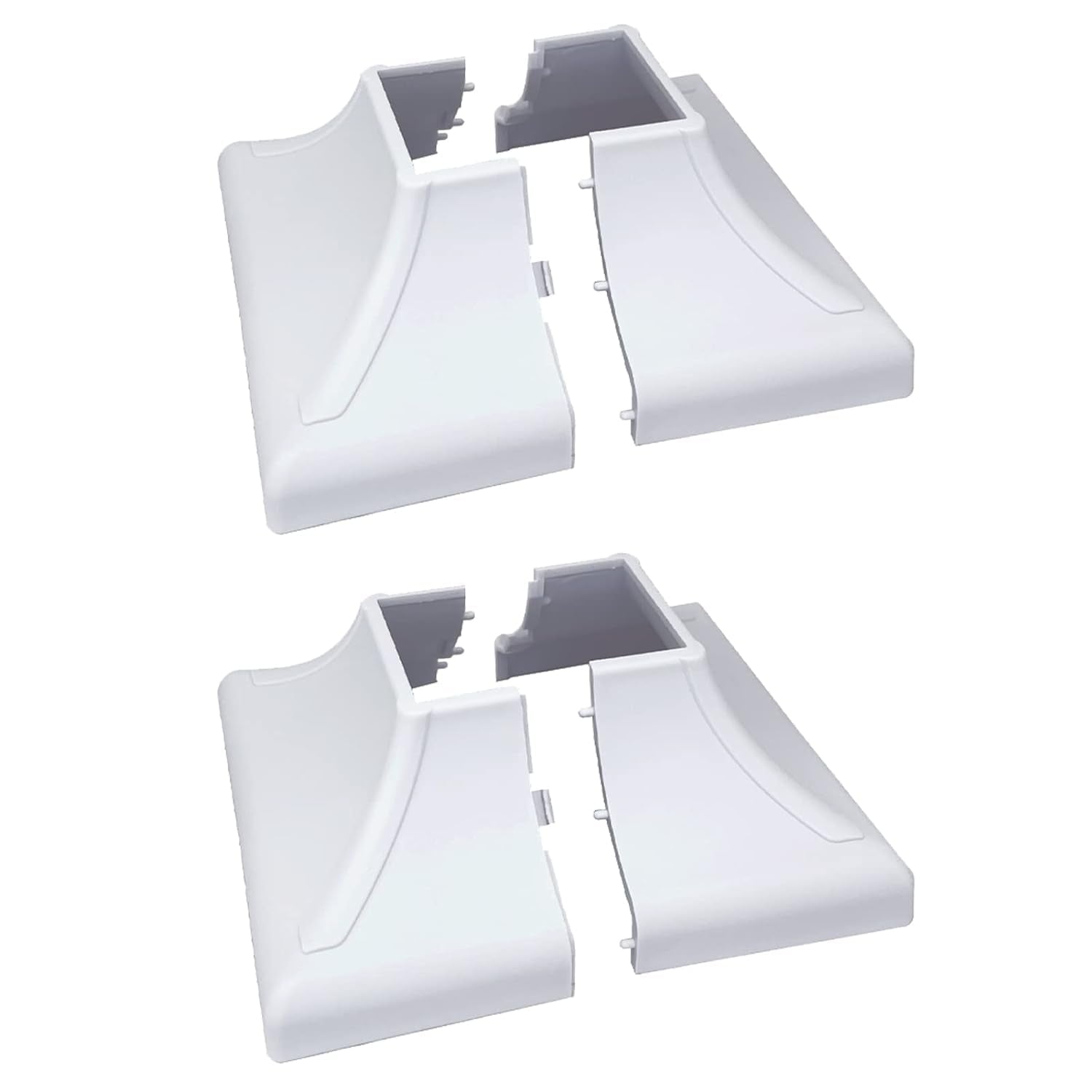 Interlocking Post Cover Skirt Shoe for 1.5X1.5 Inch Post with 4.5X4.5 ...