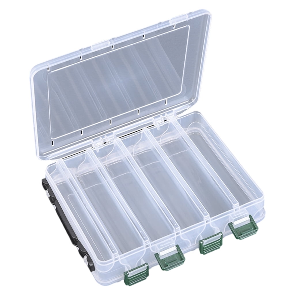 Interlocking Transparents Fishing Gear Case Space Saving Tackle Storage ...