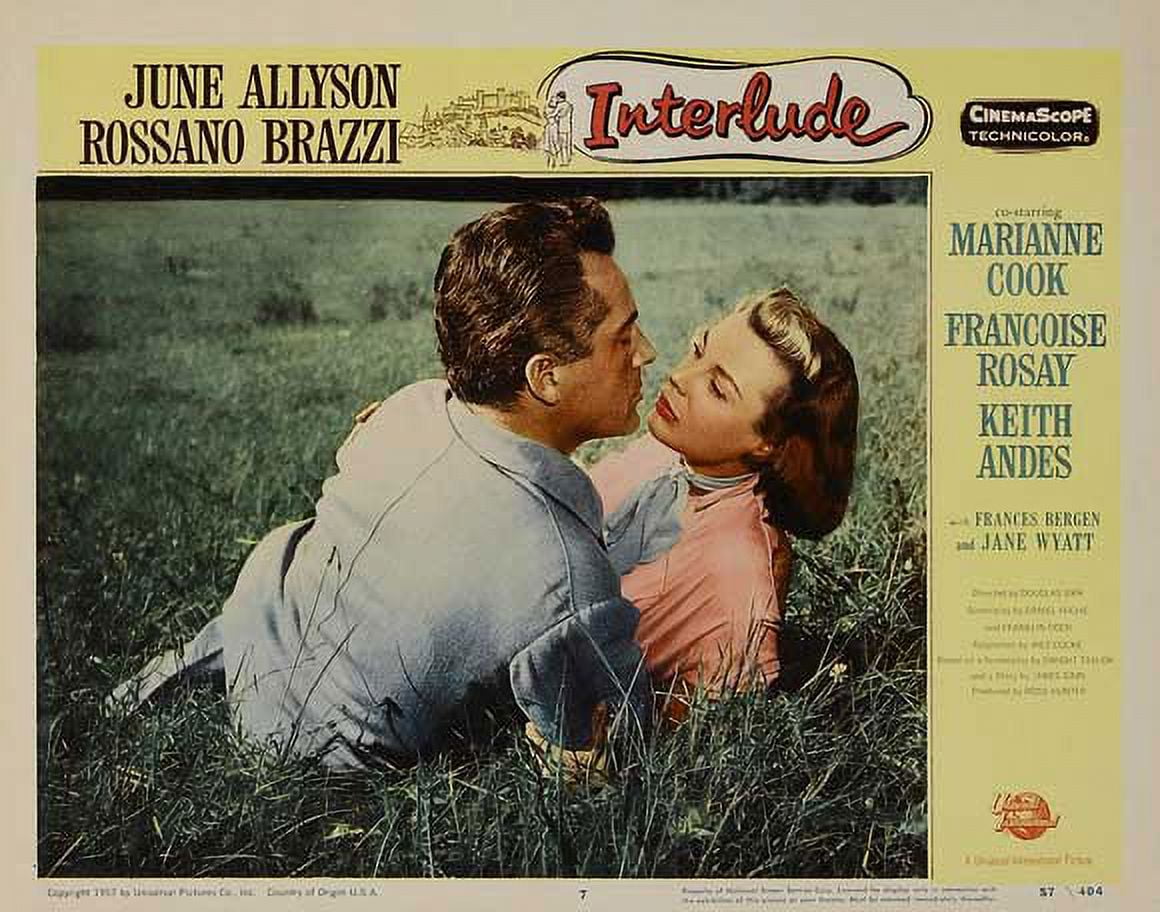 Interlude - movie POSTER (Style F) (11" x 14") (1957) - Walmart.com