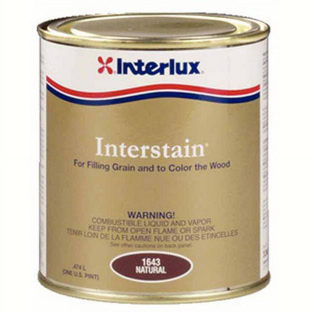 Interlux 1579P; Wood Stain Red Mahogany-Pint - Walmart.com