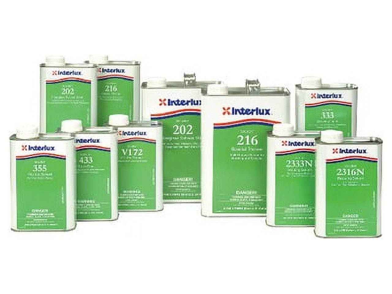 New Thinner Solvent & Cleaner interlux 2333n/qt Brushing Reducer for 2 ...