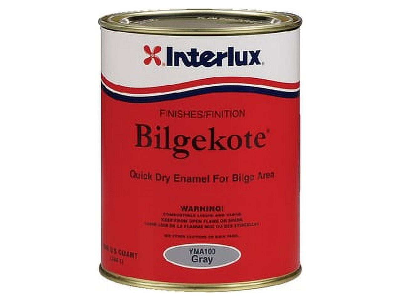 Interlux Bilgekote 5509639 WHITE Gallon YMA102/1 Paint Topside Finish ...