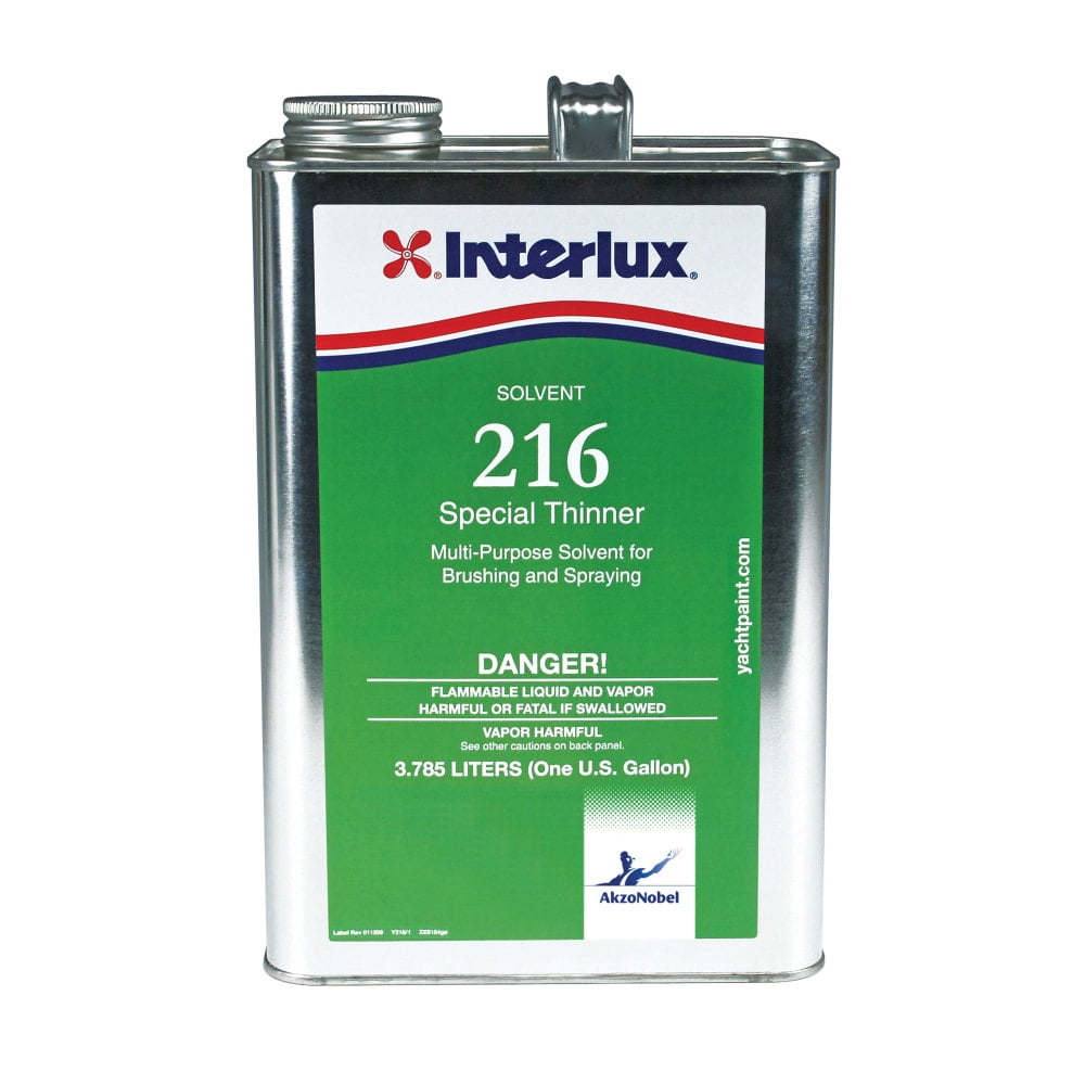 Interlux Special Thinner 216, Fast Evaporating Solvent, 1 Gallon ...
