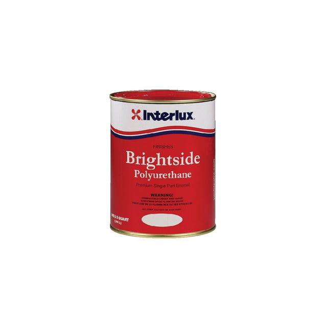 Interlux Y4359/QT Brightside Polyurethane Paint - White, Quart ...