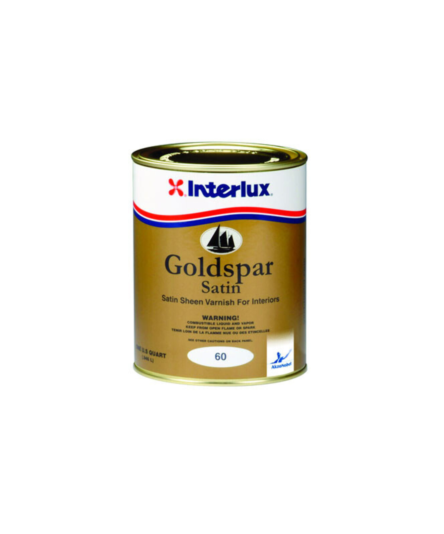 Interlux Y60 Goldspar Satin Clear Pint - Walmart.com