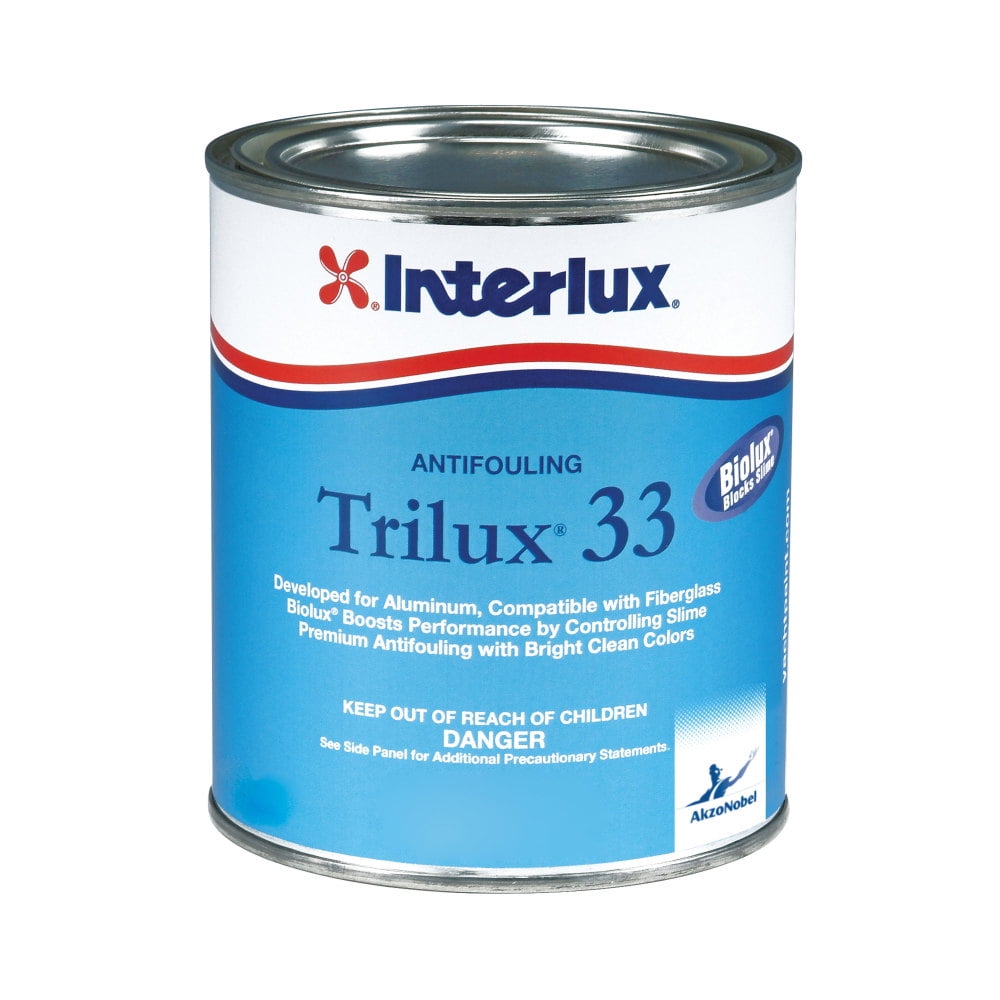 Interlux YBA060/QT Trilux 33 Antifouling Paint - Blue, Quart - Walmart.com