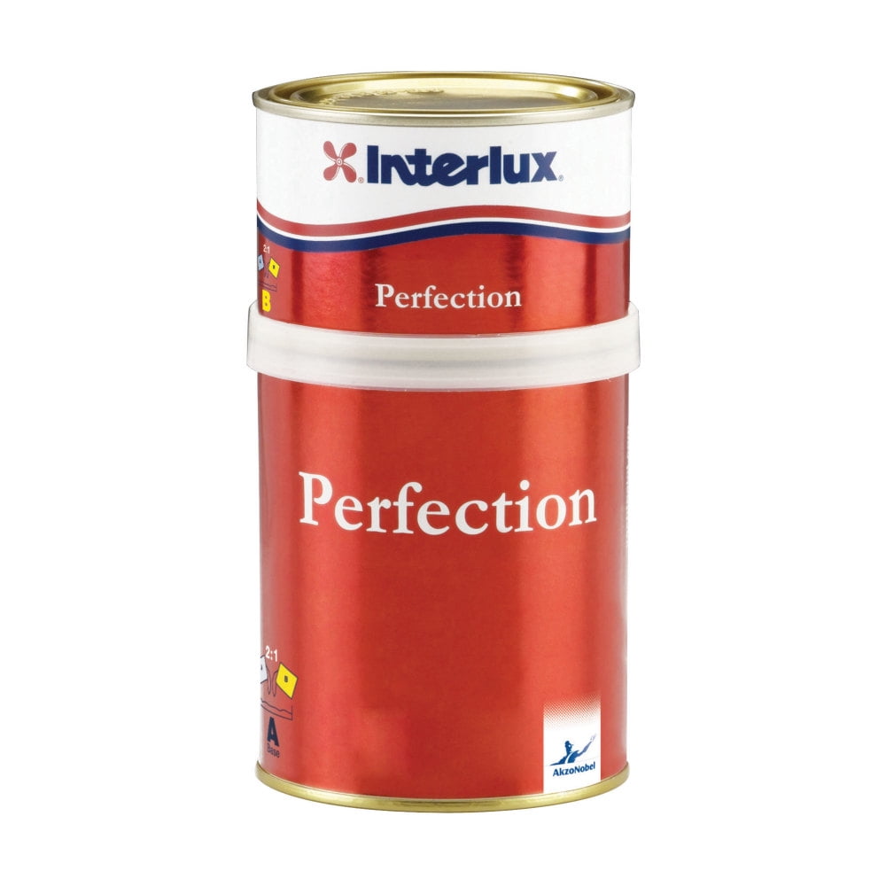 Interlux Perfection Topside Paint Finish - Snow White, Quart, High ...