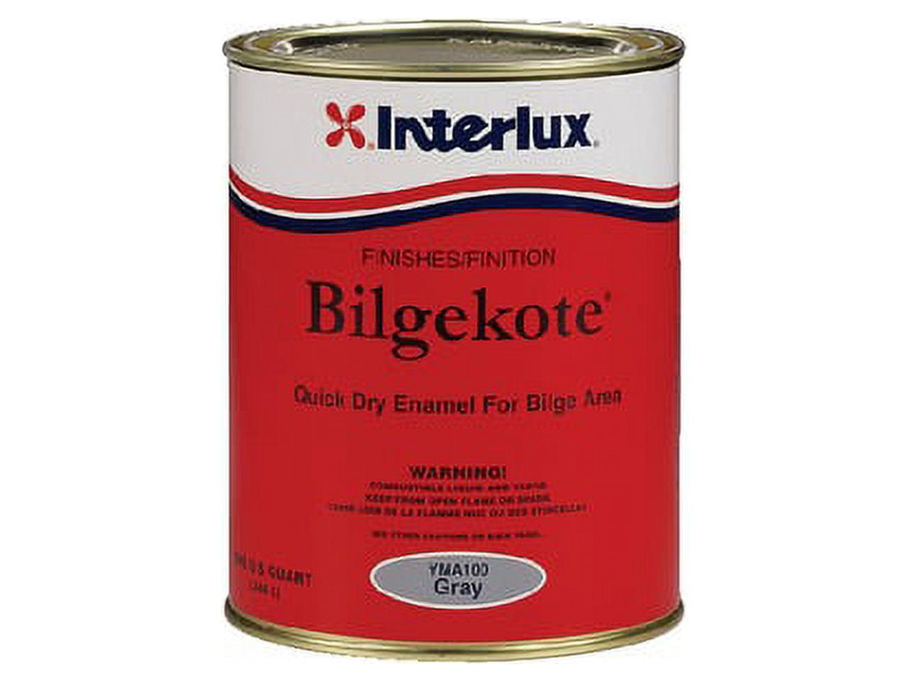 Interlux Bilgekote 5509621 Paint Gray Gallon YMA100/1 - Walmart.com