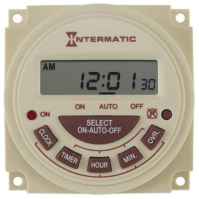 Intermatic 120V 24-Hour Electronic Panel Mount Timer - Walmart.com