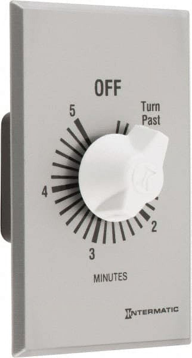 Intermatic 5 min Timer, FF5M Indoor Analog Spring-Wound Mechanical ...