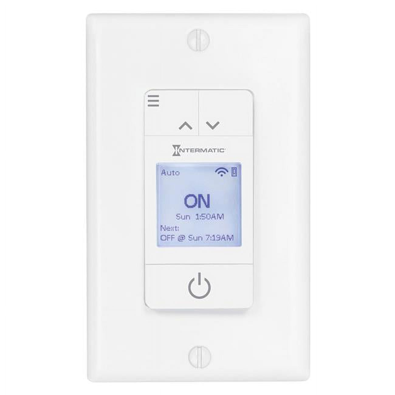 Intermatic Ascend Smart Wi-Fi Light Switch, Indoor 7 Day Programmable ...