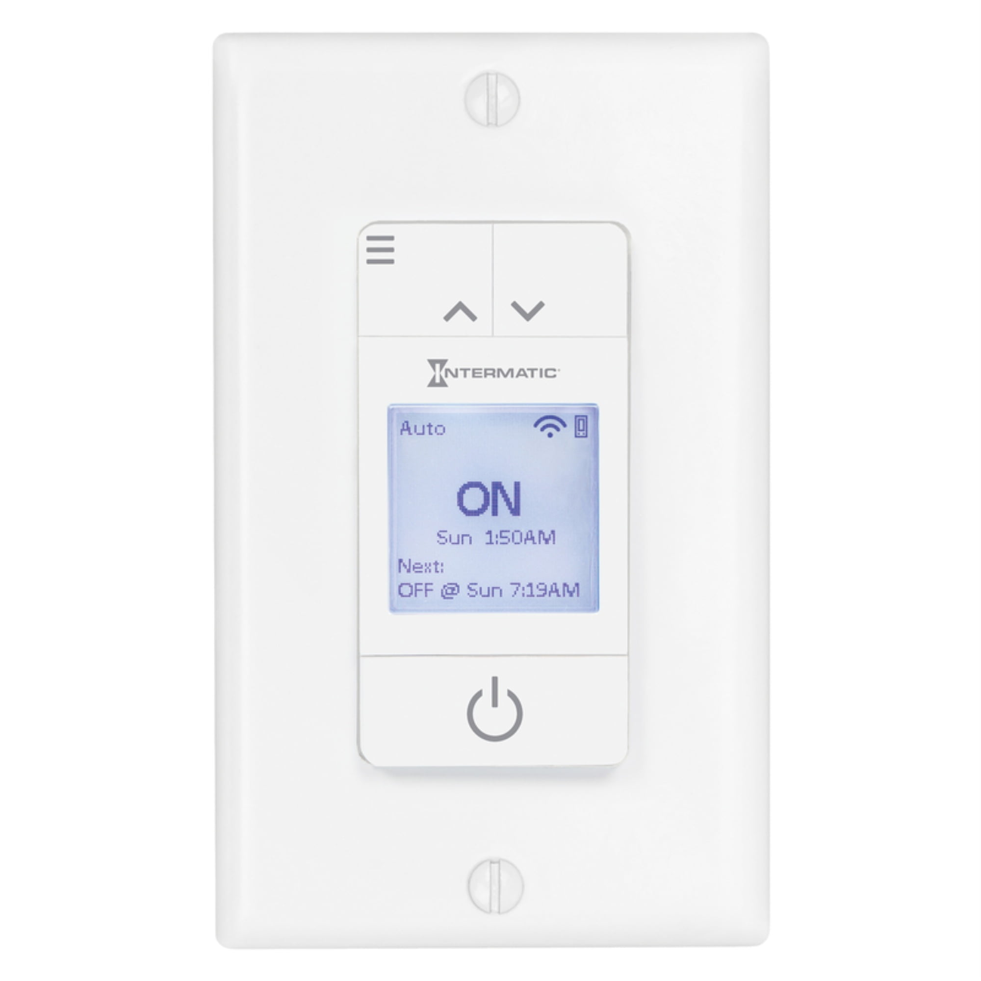 Intermatic Ascend Smart Wi-Fi Light Switch, Indoor 7 Day Programmable ...