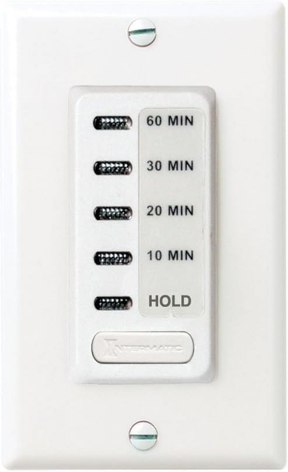 Intermatic EC210WK 10/20/30/60 Minute Countdown Timer, White - Walmart.com