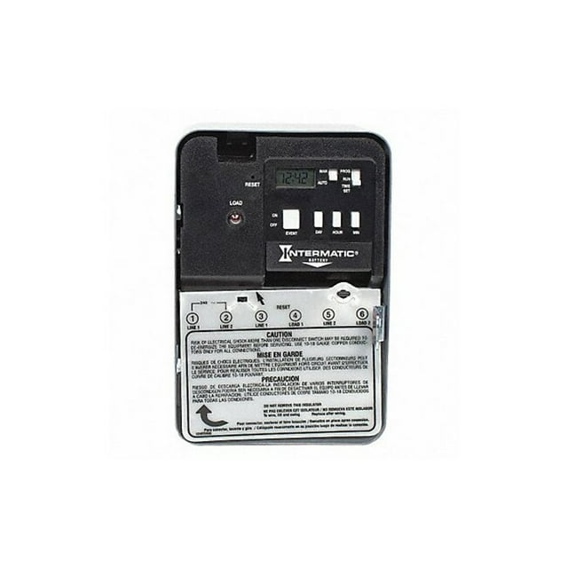 Intermatic Electronic Timer, Gray, Metal EH10 - Walmart.com