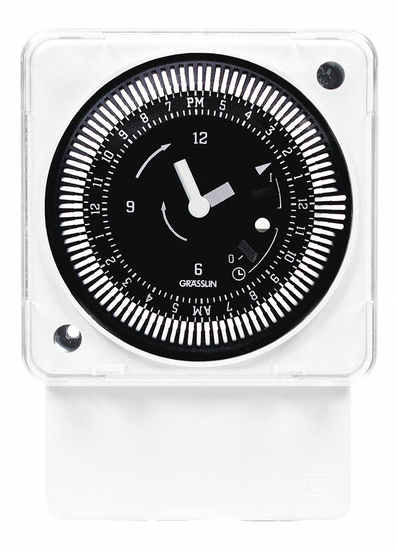Intermatic Electromechanical Timer,24-Hour,SPDT MIL72ASTUZH-24 ...