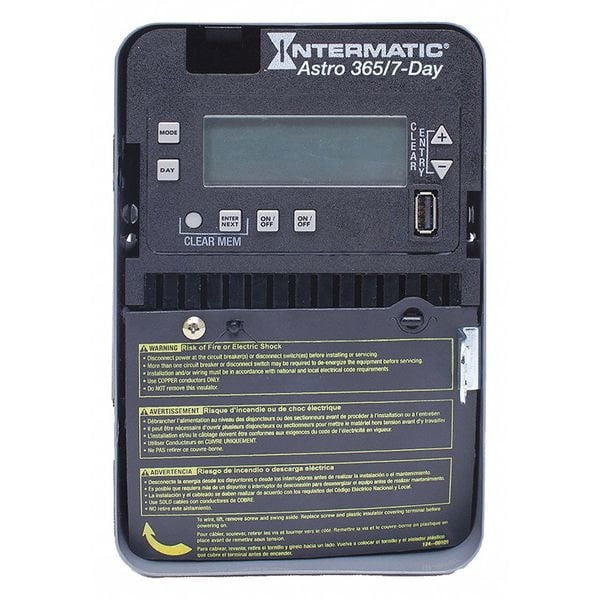 Intermatic Electronic Timer,Astro 7/365 Days,30A ET2825C - Walmart.com