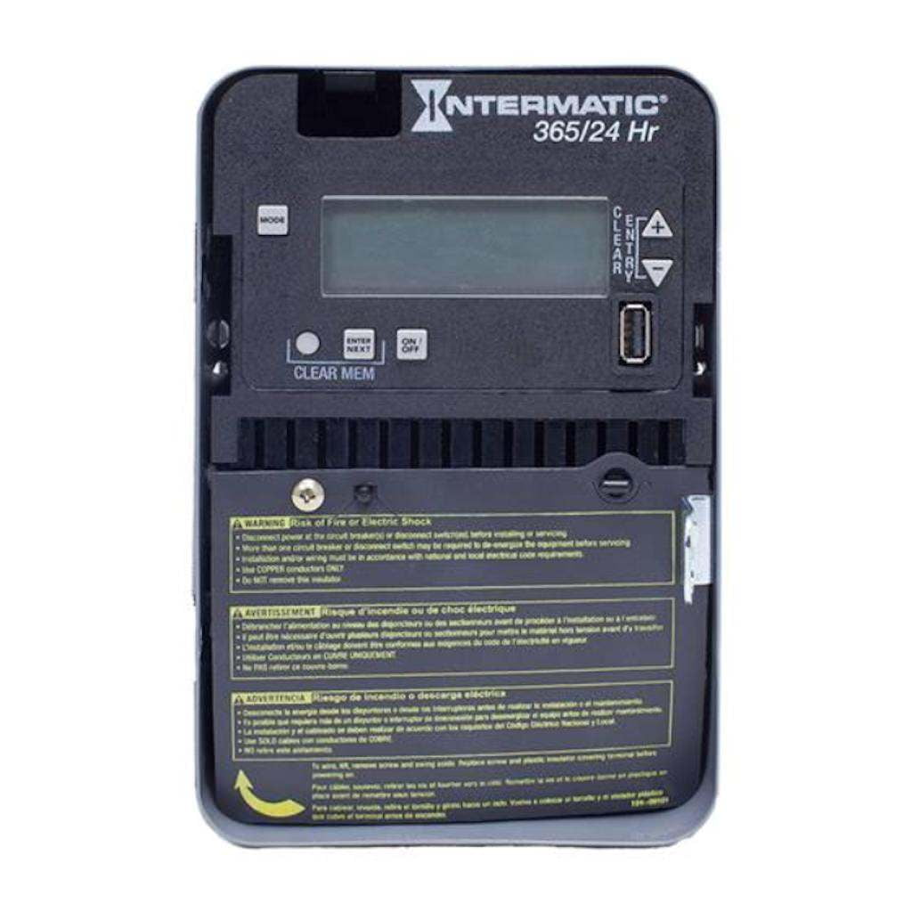 Intermatic Electronic Timer, Gray, Metal ET2115C - Walmart.com