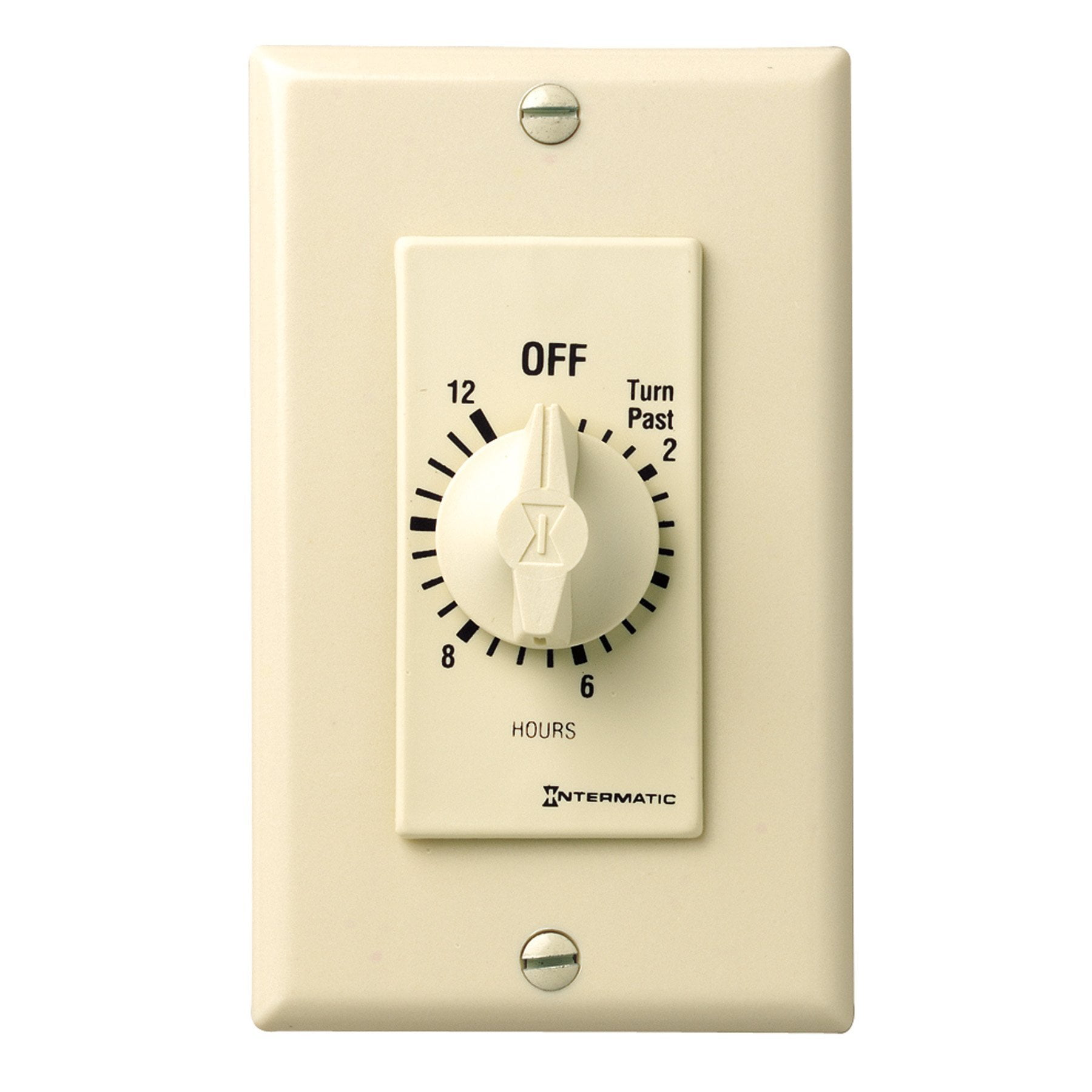 Intermatic FD12HC 12-Hour Spring-Loaded Wall Timer for Lights and Fans ...