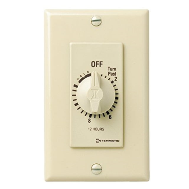 intermatic fd12hh 12-hour spring-loaded automatic shut-off wall timer ...