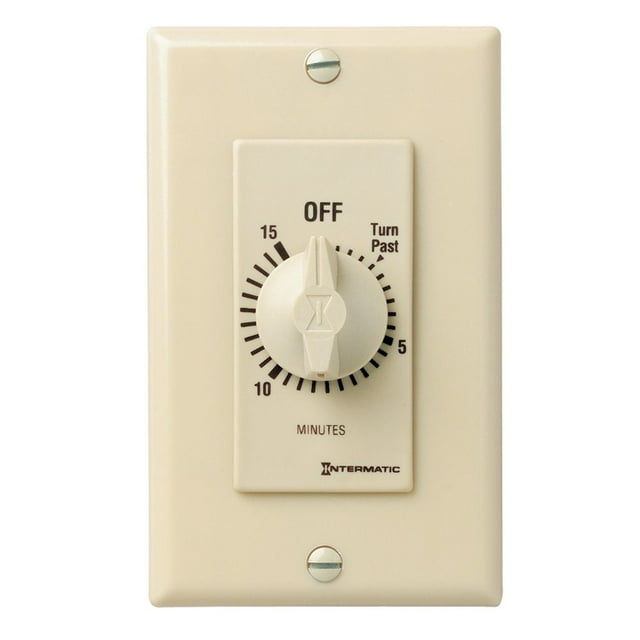 Intermatic Indoor Use Electric Switch, FD15MC 15-Minute Spring Loaded ...