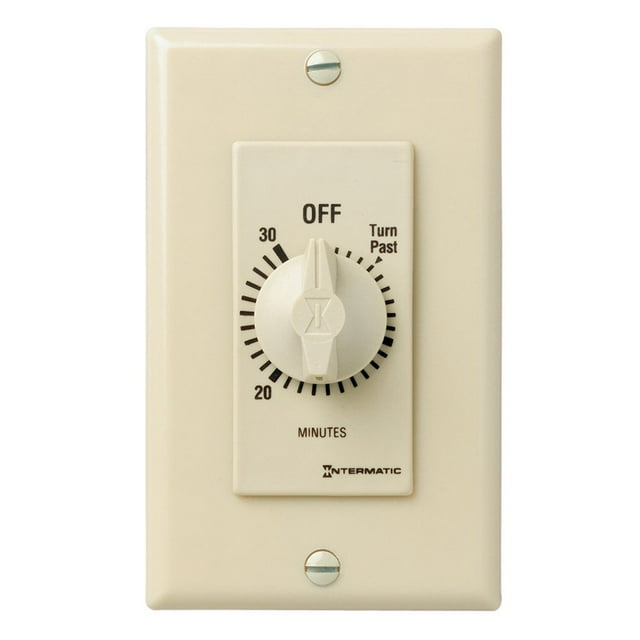 Intermatic FD30MC 30-Minute Spring-Loaded Wall Timer for Fans and ...