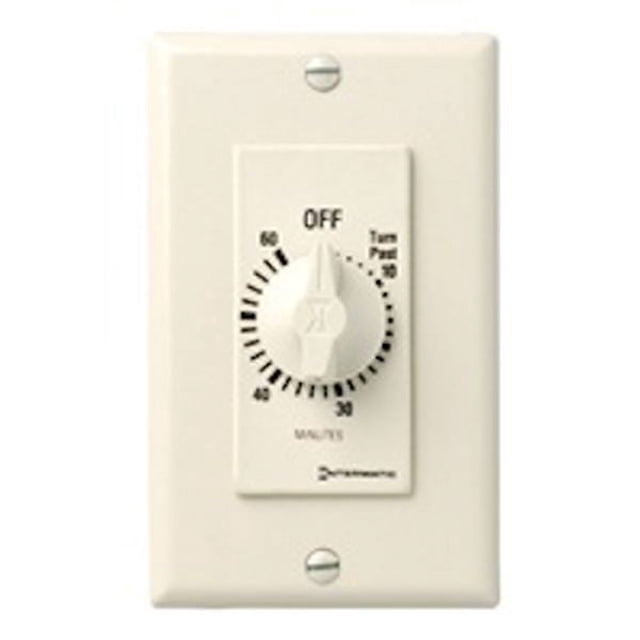 Intermatic FD60MAC 60 Minute 125 to 277 VAC 60 Hz SPST Almond Countdown ...
