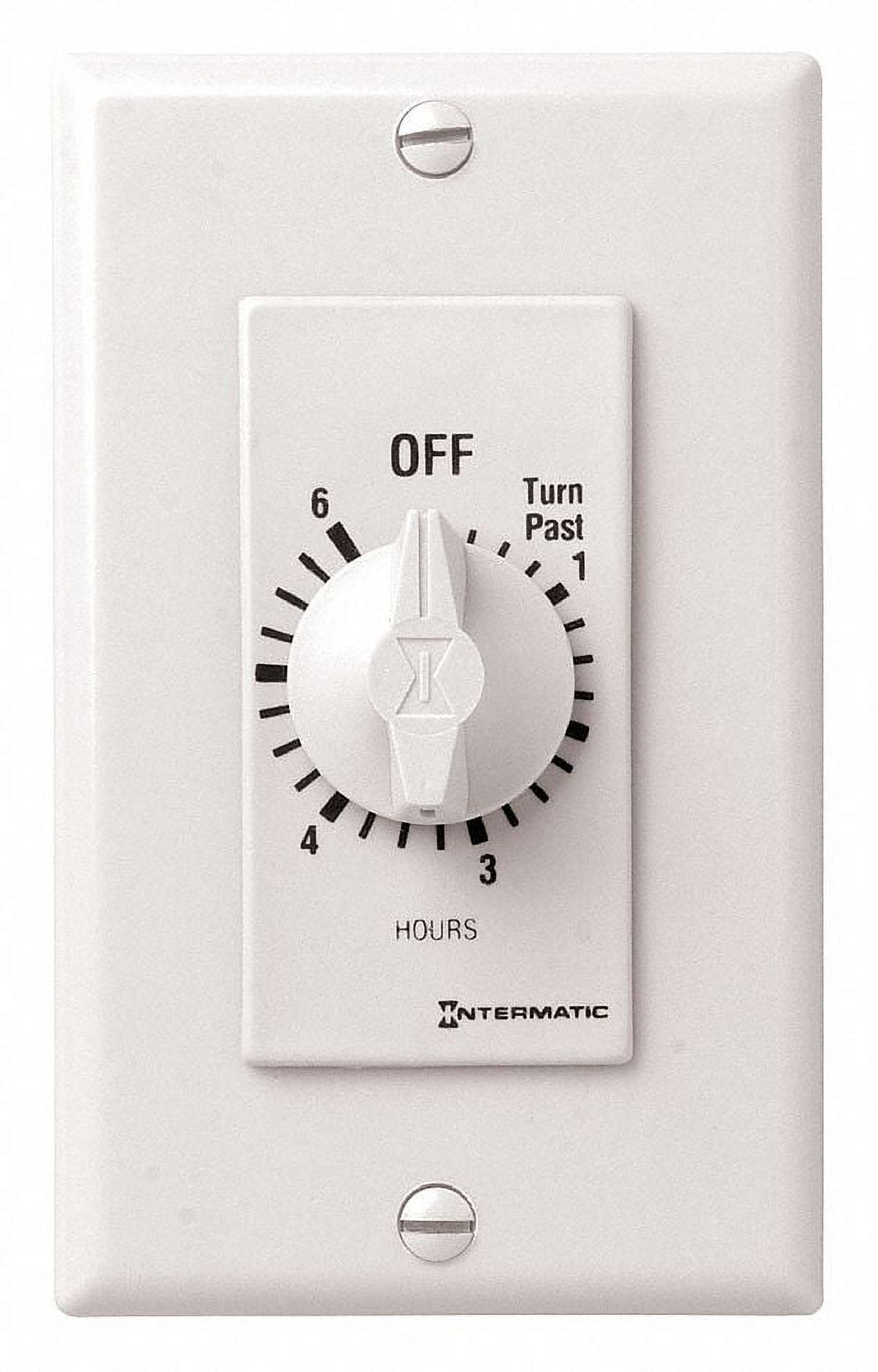 Intermatic FD6HW Spring Wound Countdown Timer, Decorator Style, 125-277 ...