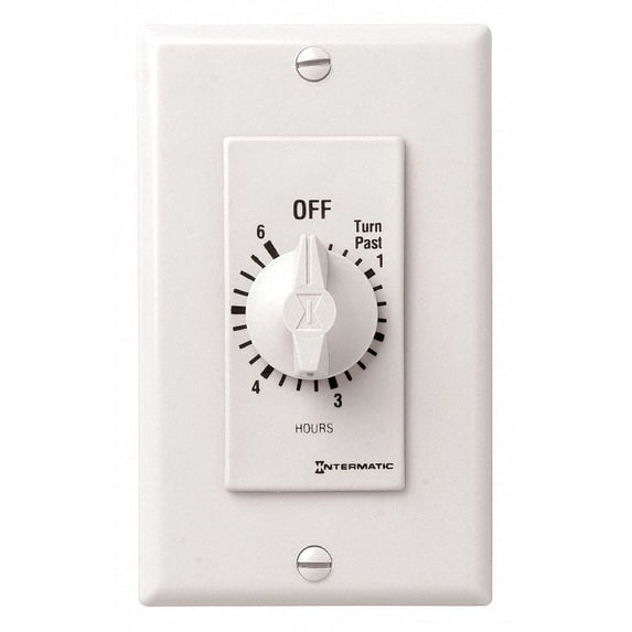 Intermatic FD6HW Spring Wound Countdown Timer, Decorator Style, 125-277 ...