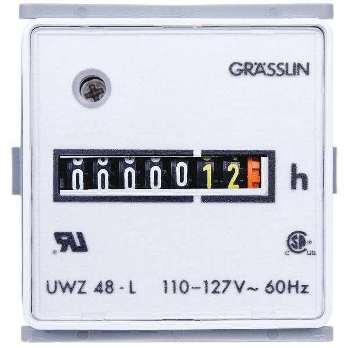 Intermatic Hour Meter,24VAC,60 Hz,Plastic,Square UWZ48E-24U - Walmart.com