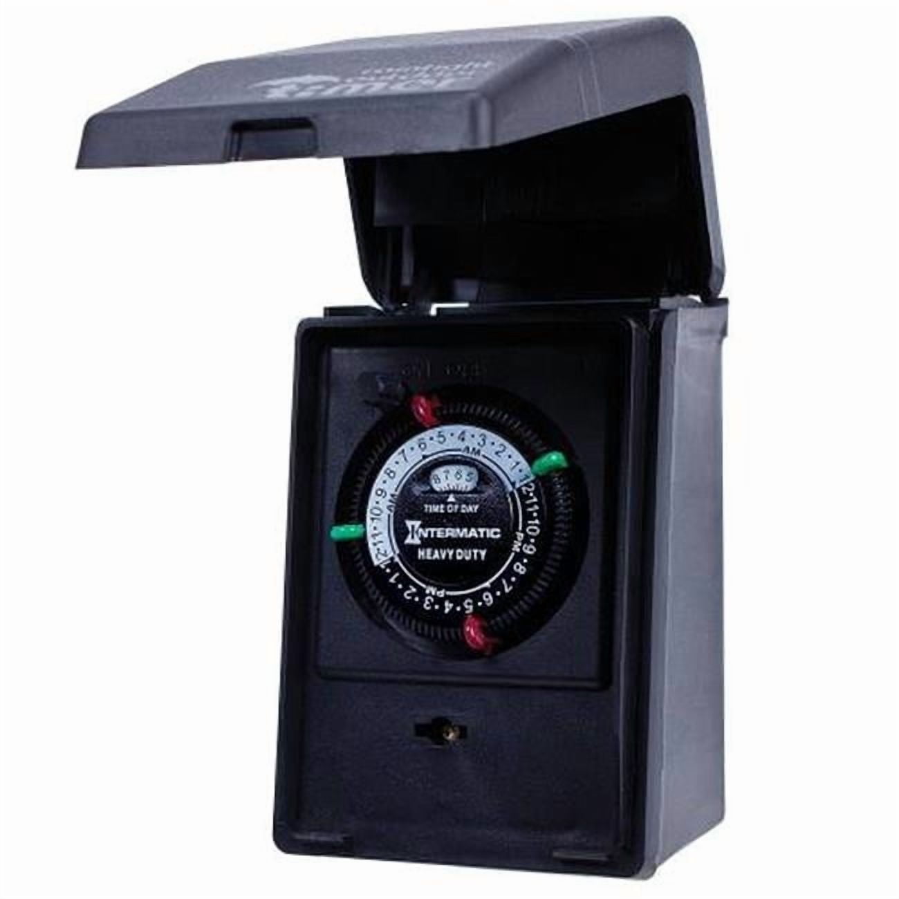 Intermatic HB11K Outdoor Plug-In 24 Hour Mechanical Light Timer ...