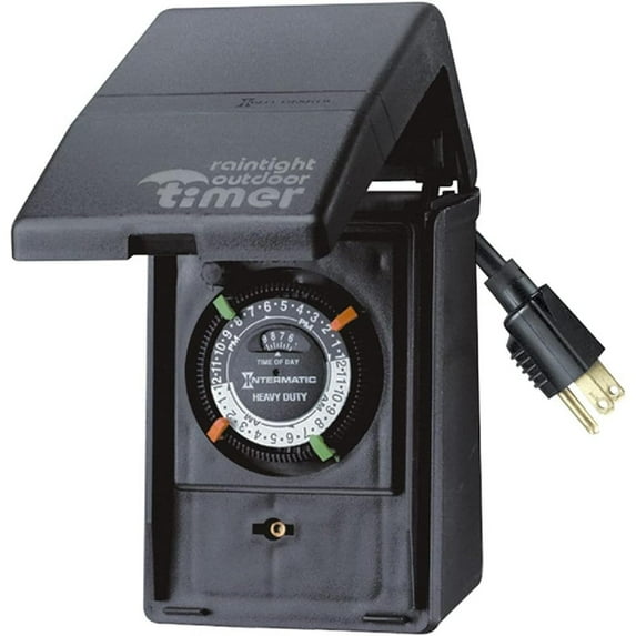 Intermatic P1121 Heavy Duty Outdoor Timer - 15 Amp/1 HP Pool Pump Timer ...