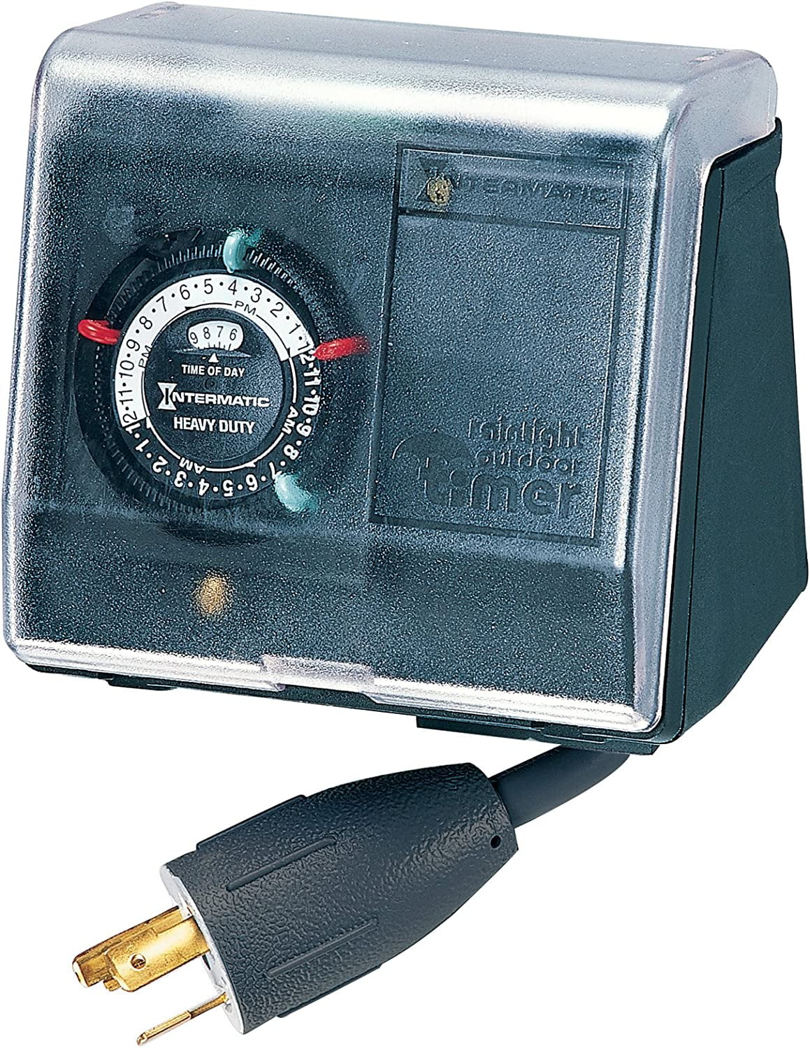 Intermatic, Outdoor Timer, P1131, 120 Volt 20 Amp Black - Walmart.com