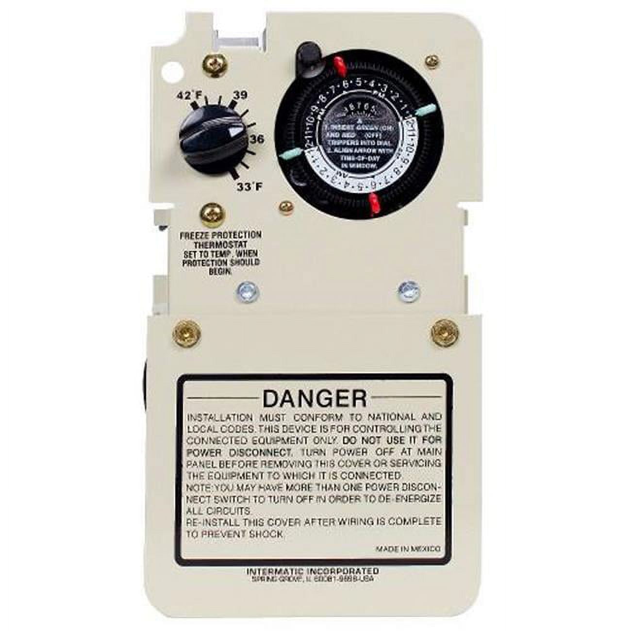 Intermatic PF1102MT Single-Circuit Freeze Protection Control Mechanism ...