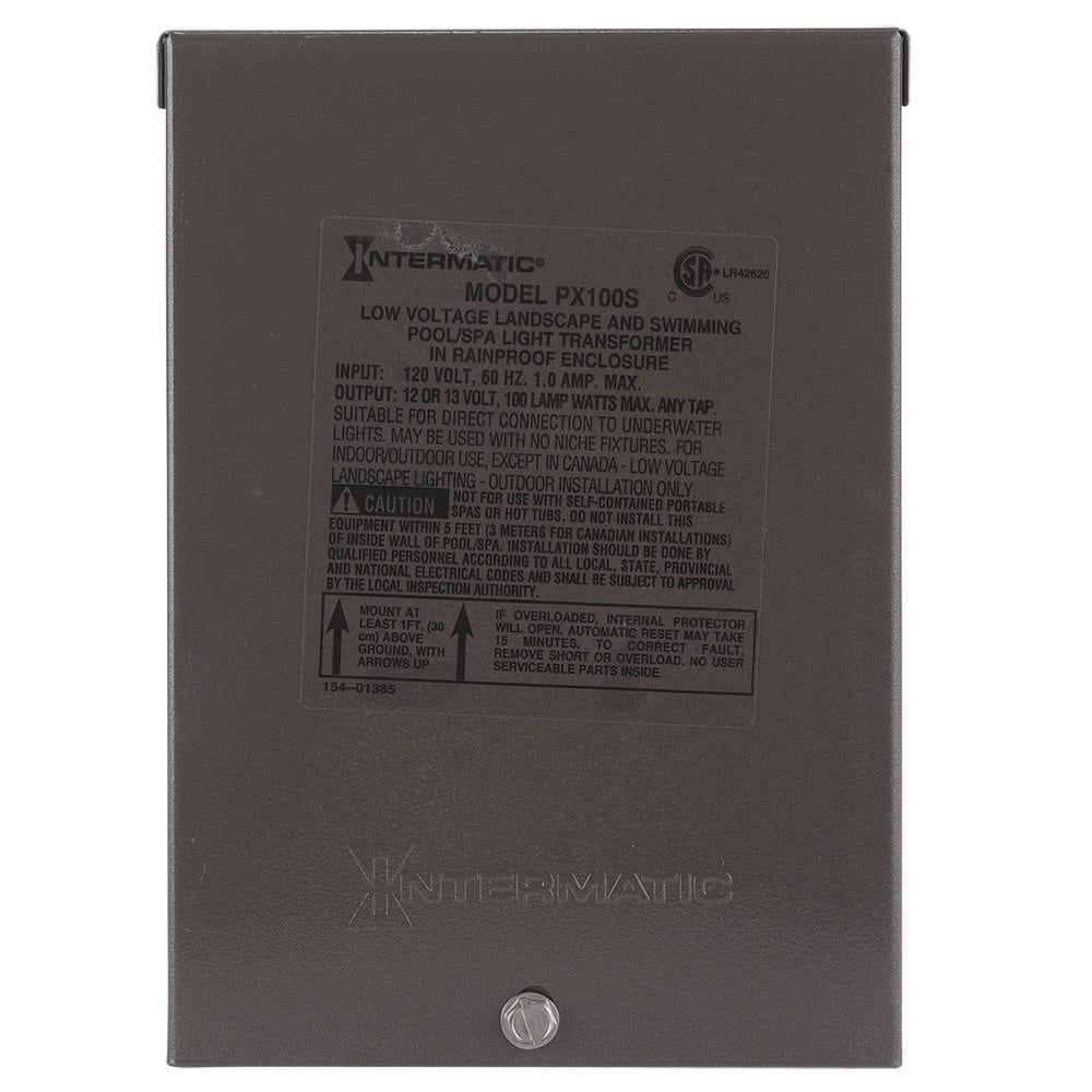 Intermatic PX100S 100W Stainless Steel Safety Transformer - Walmart.com