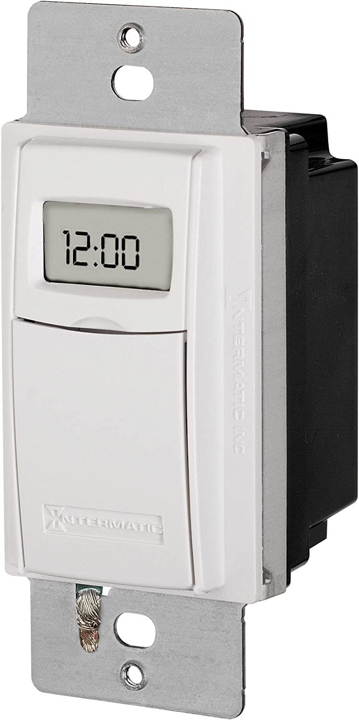 Intermatic ST01 7 Day Programmable In Wall Digital Timer Switch for ...