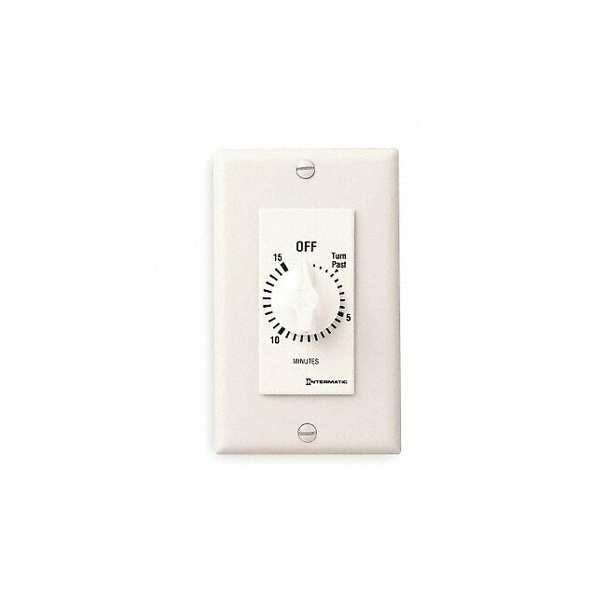 Intermatic Timer,Spring Wound,15 Min,DPST,Ivory FD415M - Walmart.com