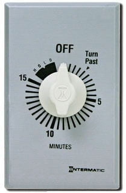 Intermatic Spring-Wound Timer, Silver, 277V AC FF15MH - Walmart.com