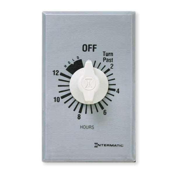 Intermatic Spring-Wound Timer, Silver, 277V AC FF312HH - Walmart.com